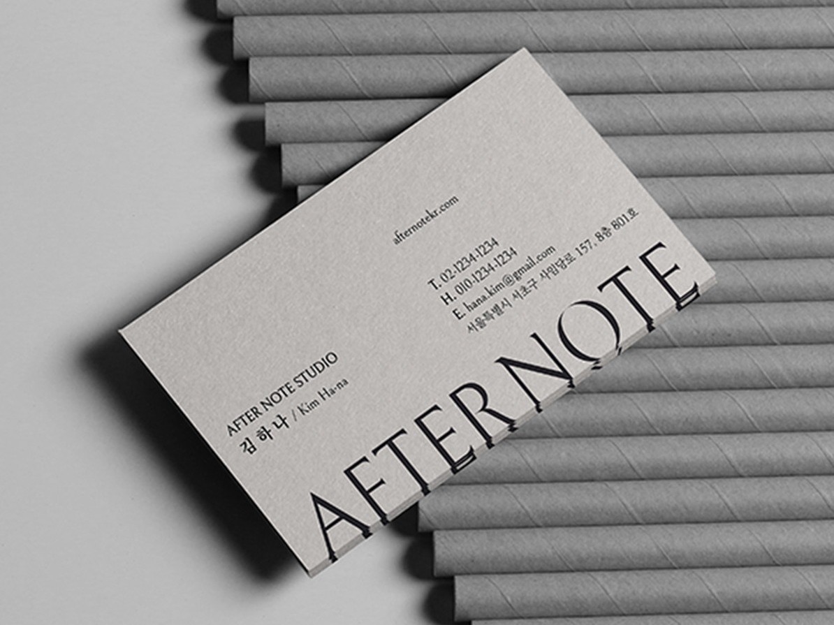 하루 만에 완성 고급스러운 맞춤 명함 디자인 - 크몽