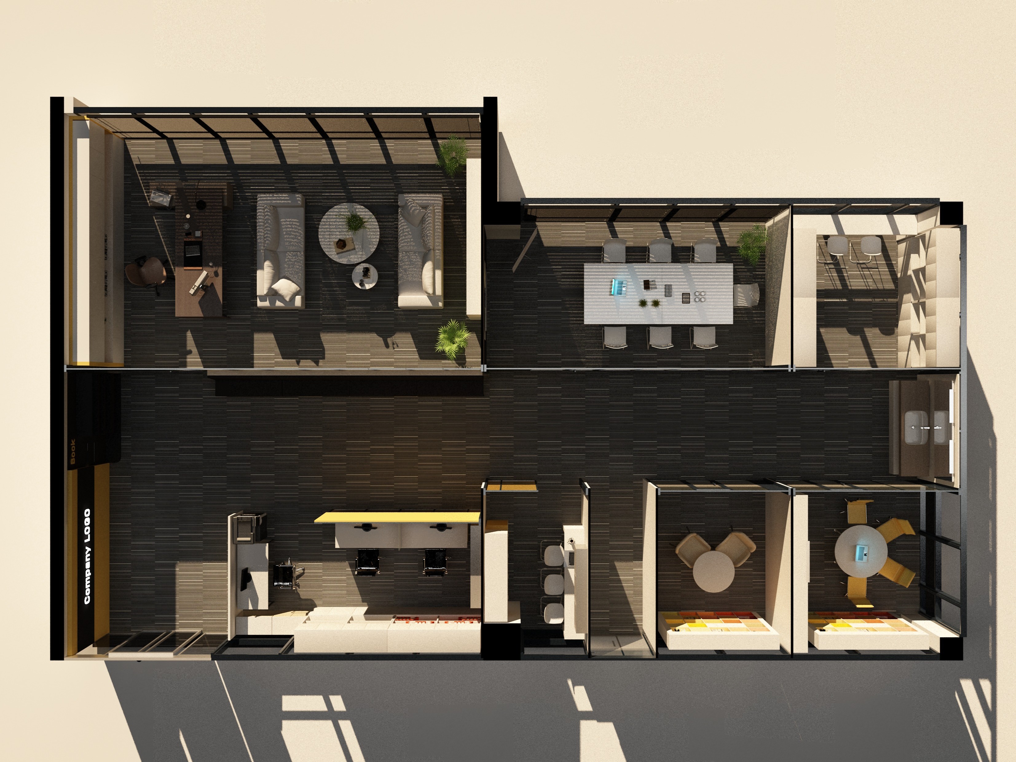 사무실 오피스 3d 인테리어 도와드립니다. - 크몽