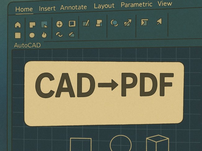 CAD도면 PDF변환 CAD폰트에러복구 - 크몽