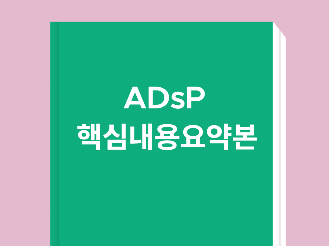 비전공자도 쉽게 ADsP 핵심 요약 PDF - 크몽