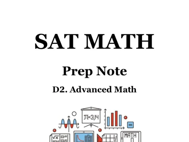SAT Math Prep Note Domain 2 - 크몽