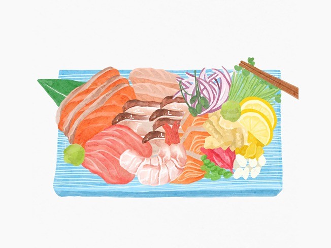 음식과 감성이 결합된 특별한 일러스트 그려드려요. - 크몽