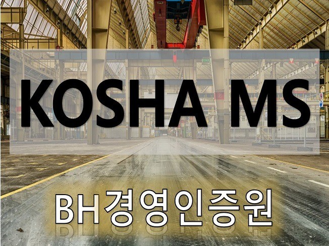 KOSHA MS 컨설팅 도와 드립니다. - 크몽