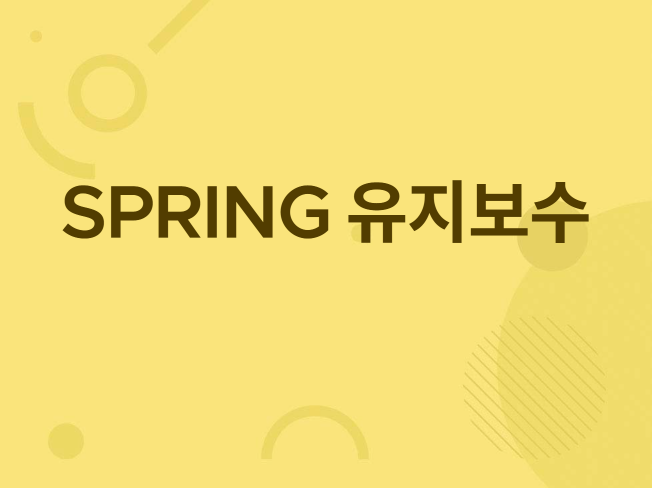 spring, javascript 유지보수 - 크몽