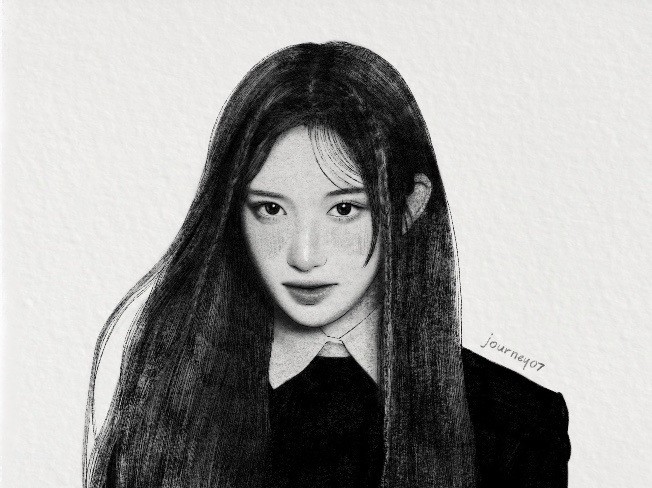 연필 드로잉 느낌의 캐리커쳐 그려드려요 크몽