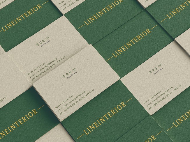 빠른제작 가능한 감각적인 명함 - 크몽