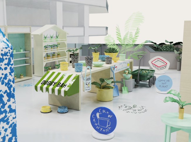 상업 공간, VMD 팝업스토어, 브랜드 홍보공간, 3D - 크몽