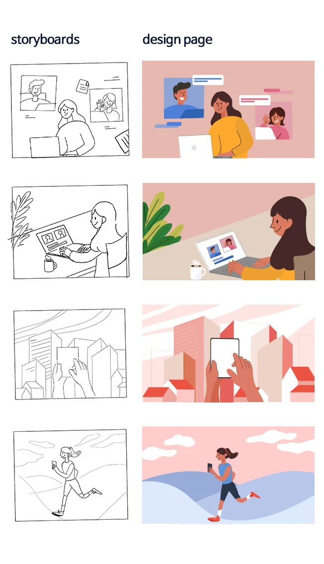 AI영상 2D모션그래픽 인포그래픽 애니메이션 제작 - 크몽